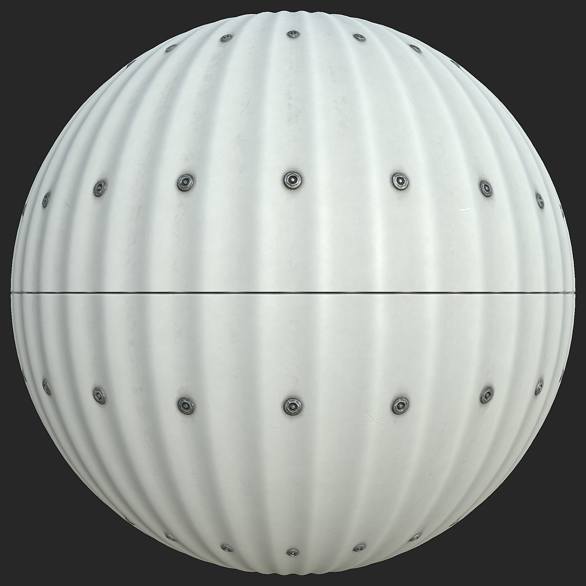 Painted Corrugated Metal Plate with Bolt Nuts | Free PBR | TextureCan