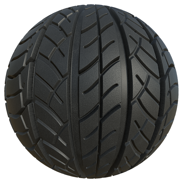 Clean Car Tire Rubber Texture Free PBR TextureCan